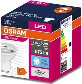 OSRAM LED reflektorová žárovka GU10 6.9W / 575 lm / 4000k / 15000h / 2