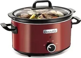 Crockpot SCV400RD červená / Pomalý hrnec / 3,5 l / 210 W / keramická n
