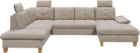 XXXLutz SEDACÍ SOUPRAVA, textil, šedá MID.YOU - Sedací soupravy - 002220054205