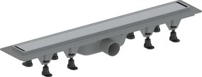 Polysan - Podlahový žlab Flido 71 cm s roštem, pro vložení do dlažby, nerez 73672