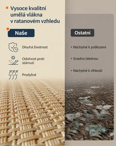 Koš na prádlo na kolečkách 100 l, béžovo-bílý LCB601N01
