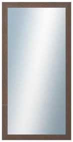 DANTIK - Zarámované zrcadlo - rozměr s rámem cca 50x100 cm z lišty RETRO hnědá (3144)