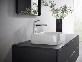 Hansgrohe Focus, vysoká umyvadlová baterie 230 bez odtokové soupravy, chromová, 31532000