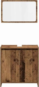 3dílná koupelnová sestava old wood kompozitní dřevo 3328563