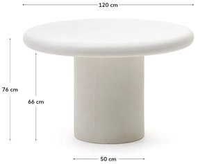 Kulatý zahradní jídelní stůl ø 120 cm Addaia – Kave Home