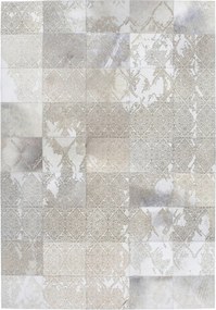 XXXLutz NAPLOCHO TKANÝ KOBEREC, 75/140 cm barvy stříbra Novel - Online Only koberce & rohožky - 005937076453