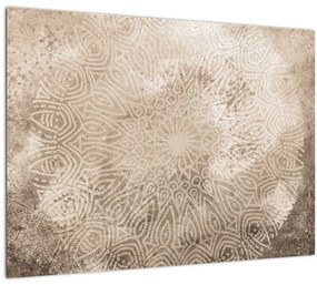 Skleněný obraz - Mandala (70x50 cm)
