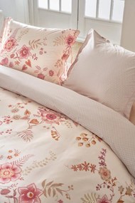Pip Studio perkálové povlečení Everbloom Light Pink - 140 x 200 + 70x90 (Oboustranné perkálové povlečení na jednolůžko )