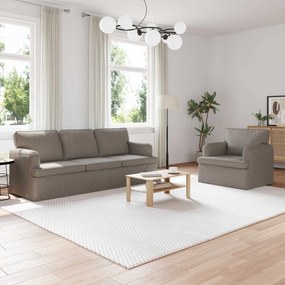 Set pohovek 2 ks Taupe textil 3407608