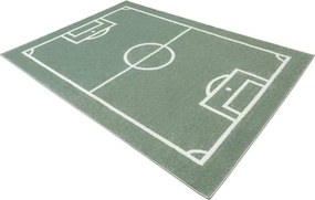 Koberec Lima 6333B zelený / krémový, hřiště