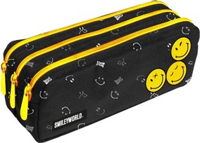 Oxybag - penál etue Smiley World, tři zipy