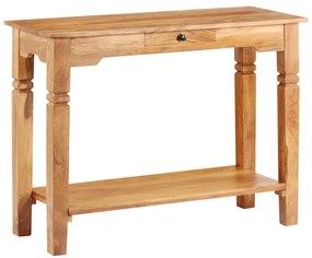 Konzolový stolek 100 x 40 x 76 cm masivní akáciové dřevo 338033