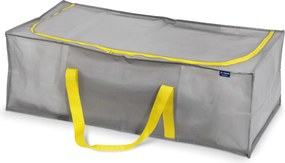 Domo Living Pevný úložný vak na zip 120 l JOTTA DOMO, 45 x 90 x 30 cm,  šedo-žlutý