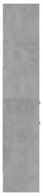 vidaXL Knihovna betonově šedá 40 x 35 x 180 cm dřevotříska