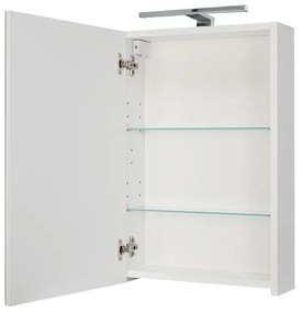 BPS-koupelny Zrcadlová skříňka Ticino 40 ZS LED-CR s osvětlením Any LED 30 CR, chrom