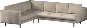Potah na pohovku IKEA Norsborg rohová 5-místná barva béžová látka pletený vzor, vzorované