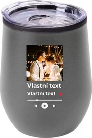 Personalizovaný cestovní termohrnek "BOWL" s motivem přehrávače