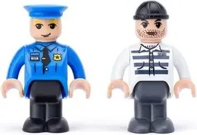 Woody Autíčka k vláčkodráze - Policie 4ks / od 3 let