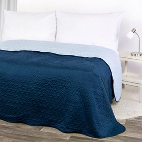 Goldea přehoz na postel - modrý 150 x 200 cm