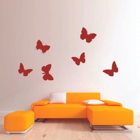 Samolepka na zeď - Motýlci Set - PopyDesign