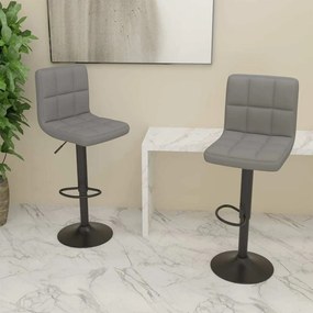 vidaXL Barové židle 2 ks textil [334288] Barva: světle šedá
