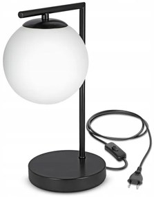 Stolní lampa 1xE27/40W/230V černá/bílá
