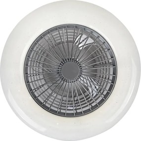Rabalux - LED Stmívatelné stropní svítidlo s ventilátorem LED/30W/230V + DO