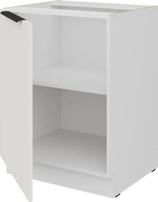 ARIA wh | dolní skříňka 60 D 1F policová | 60 cm | ANTI FINGERPRINT povrch | bílá