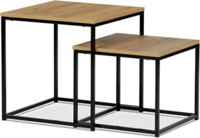 Odkládací Stolek Autronic 50x52 cm přírodní MDF AF-076 OAK