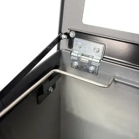Lune Switch antracitová / Odpadkový koš / Tříděný odpad / 3x65 l / Lak