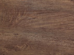 Rozkládací jídelní stůl 160/200 x 90 cm tmavé dřevo s černou CALIFORNIA Beliani