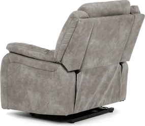 Polohovací křeslo šedé, elektrické TV-Q8668 GREY3