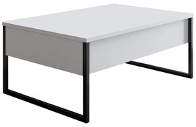 Konferenční stolek Luxe White and Black