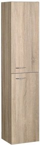 Aqualine Aqualine, ZOJA/KERAMIA FRESH skříňka vysoká 30x140x20cm, dub platin, 51157