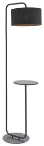Endon 92301 - Stojací lampa LANDIS 1xE27/10W/230V černá 92301