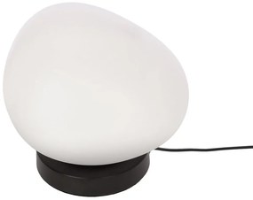 Černo-bílá stolní lampa (výška 19 cm) Stones – Candellux Lighting