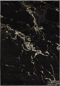 Breno Kusový koberec MARMARIS 400 nero, 200x290 cm, Černá/Vícebarevné