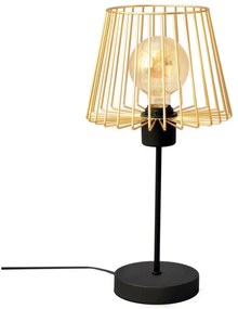 Helam Stolní lampa TORRI 1xE27/15W/230V zlatá/černá HE1570