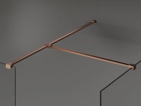 Mexen T spoj pro Kioto WALK-IN sprchové stěny 8mm, měděná matná, 800-09-65