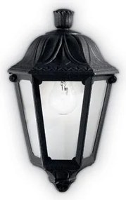 ILUX 101552 Venkovní nástěnné svítidlo Ideal Lux Anna AP1 small nero 101552 černé IP44 - IDEALLUX
