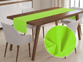 Biante Dekorační běhoun na stůl Rongo RG-041 Zářivý zelený 20x180 cm