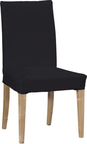 Potah na židli IKEA  Henriksdal, krátký barva černá látka pletený vzor