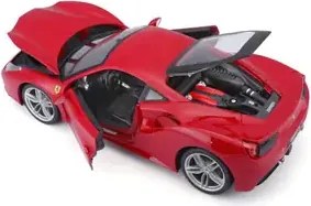 Bburago RACE+PLAY Ferrari 488 GTB červená / 1:18 / od 3 let