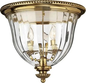 Luxusní stropní svítidlo Elstead Cambridge mosaz 3xE14 37 cm