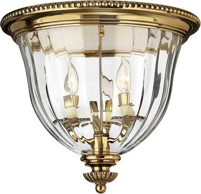 Luxusní stropní svítidlo Elstead Cambridge mosaz 3xE14 37 cm