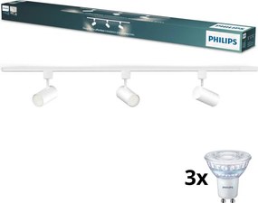 Philips - LED Stm. bodové svítidlo v lišt sys EASYLINK 3xGU10/6,2W/230V 1m bílá