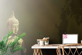 Samolepící tapeta Buddha a jeho odraz - 225x150 cm