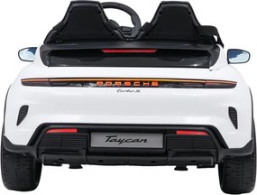 Elektrické autíčko Porsche Taycan Turbo S bílé