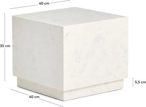 Mramorový odkládací stolek 40x40 cm Sorein – Kave Home