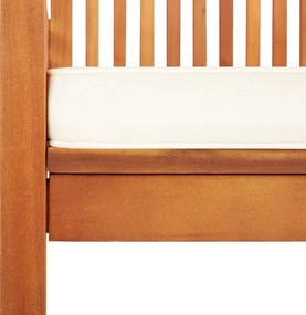 Zahradní jídelní židle s poduškami 4 ks masivní akáciové dřevo 3120450
